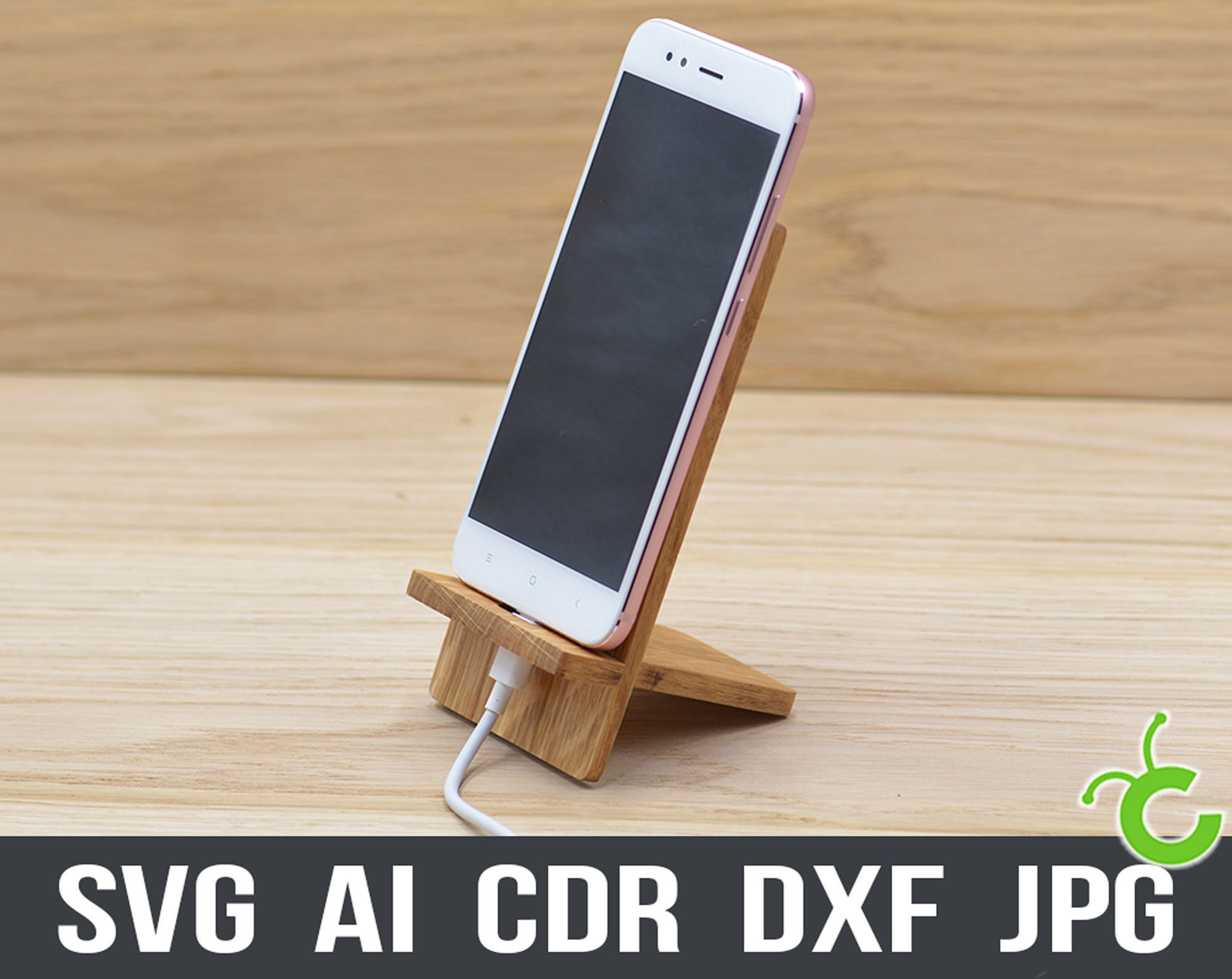 Cellphone Stand Cdr File for Laser Machine Gloweforge Phone - Etsy