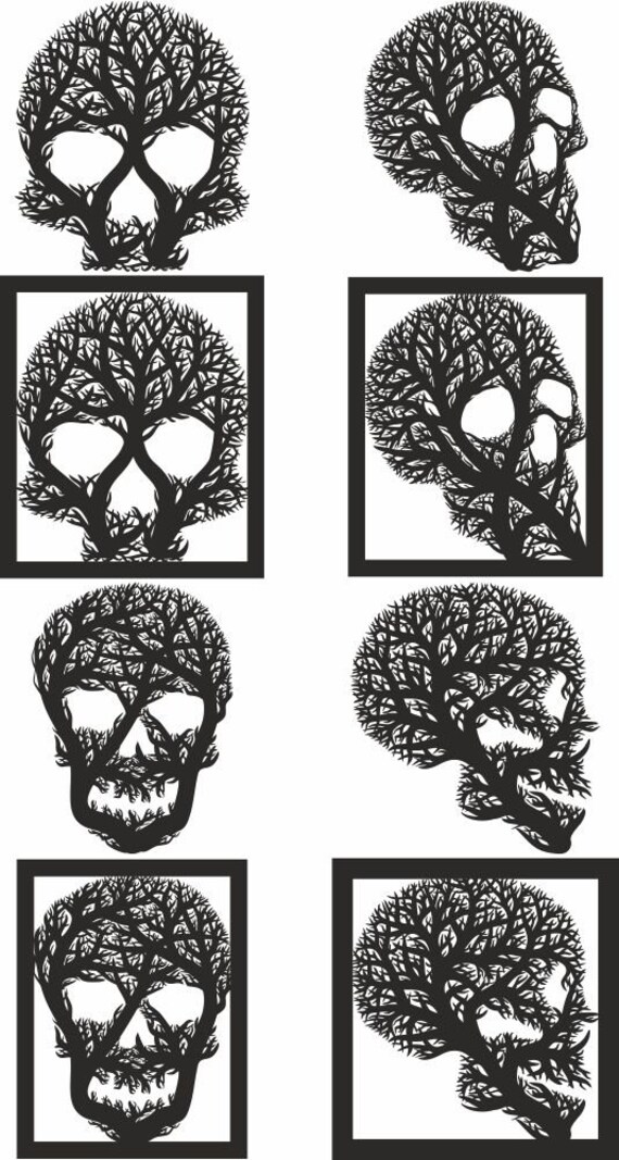 Digital Art & Collectibles Death's head Wall Decor Digital Files For ...