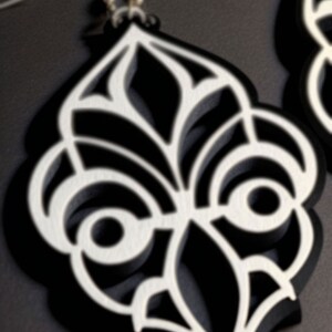 Svg Gothic Inspired Earrings Bundle Laser Cut Templates for Women ...