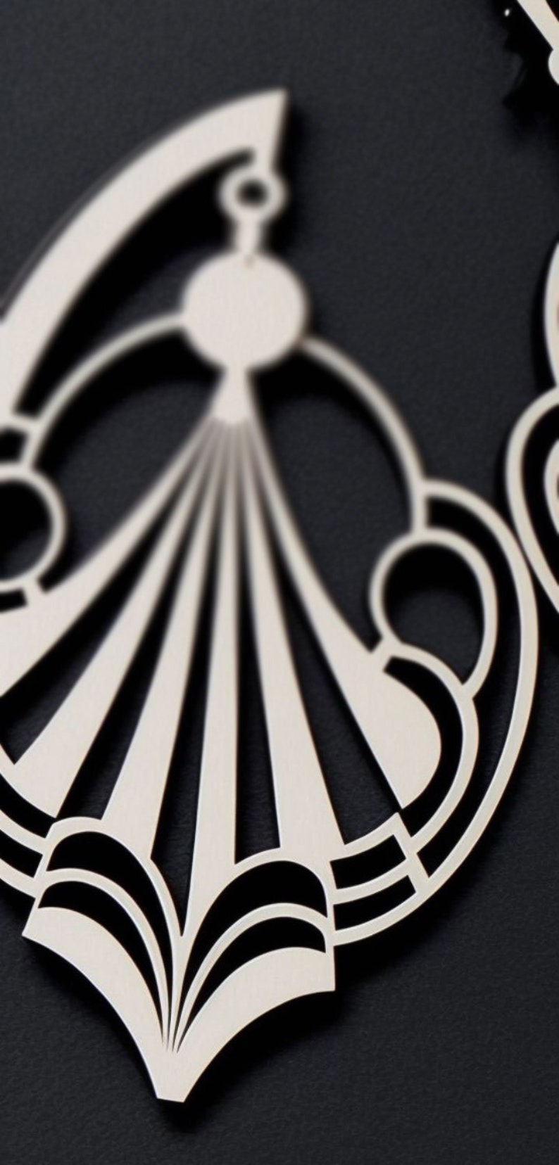 Fan Svg Laser Cut and Glowforge Earrings Design, Earrings Bundle ...