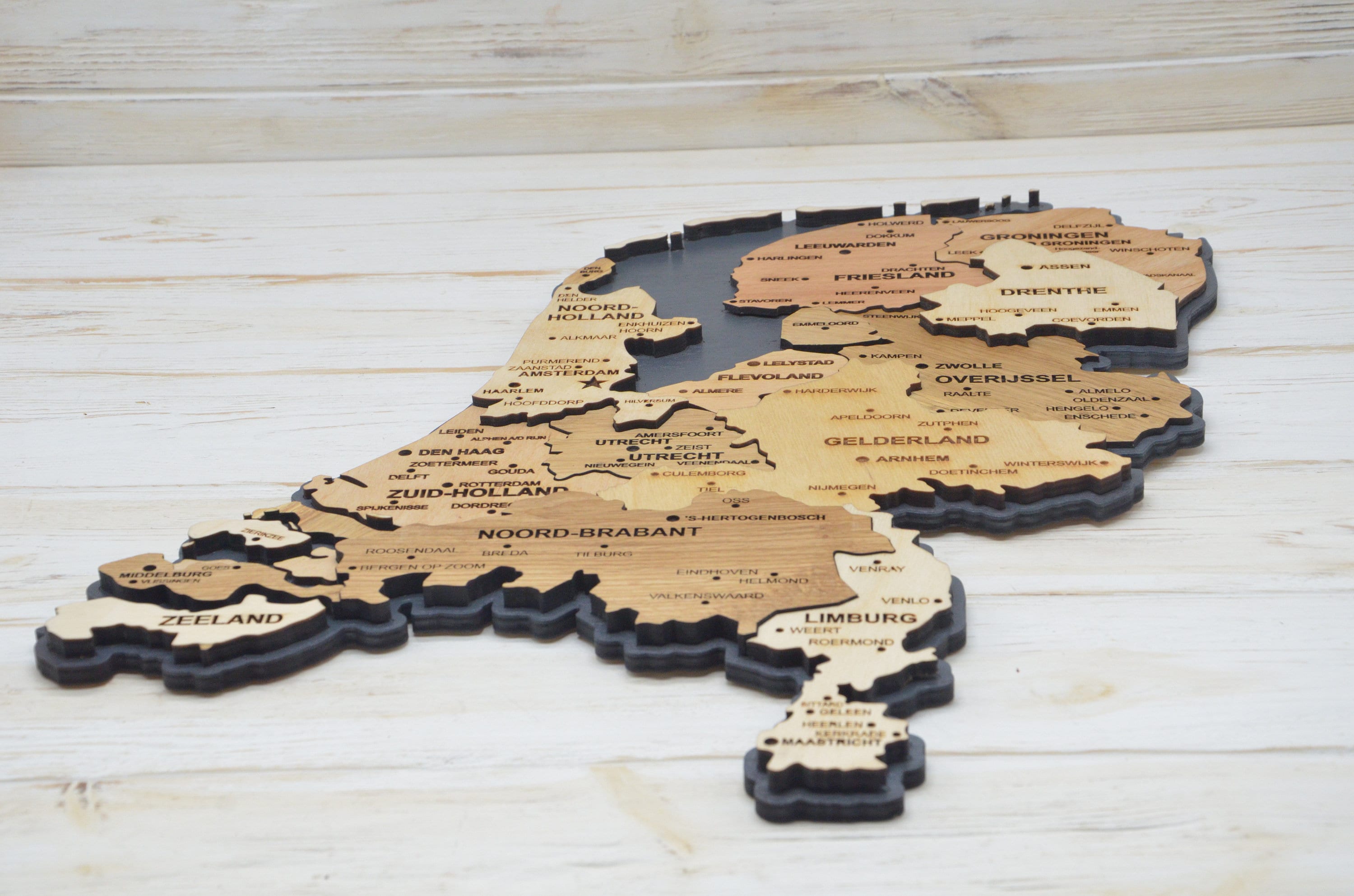Netherlands Map Digital File for Laser Cutting, Nederland Puzzle Map ...