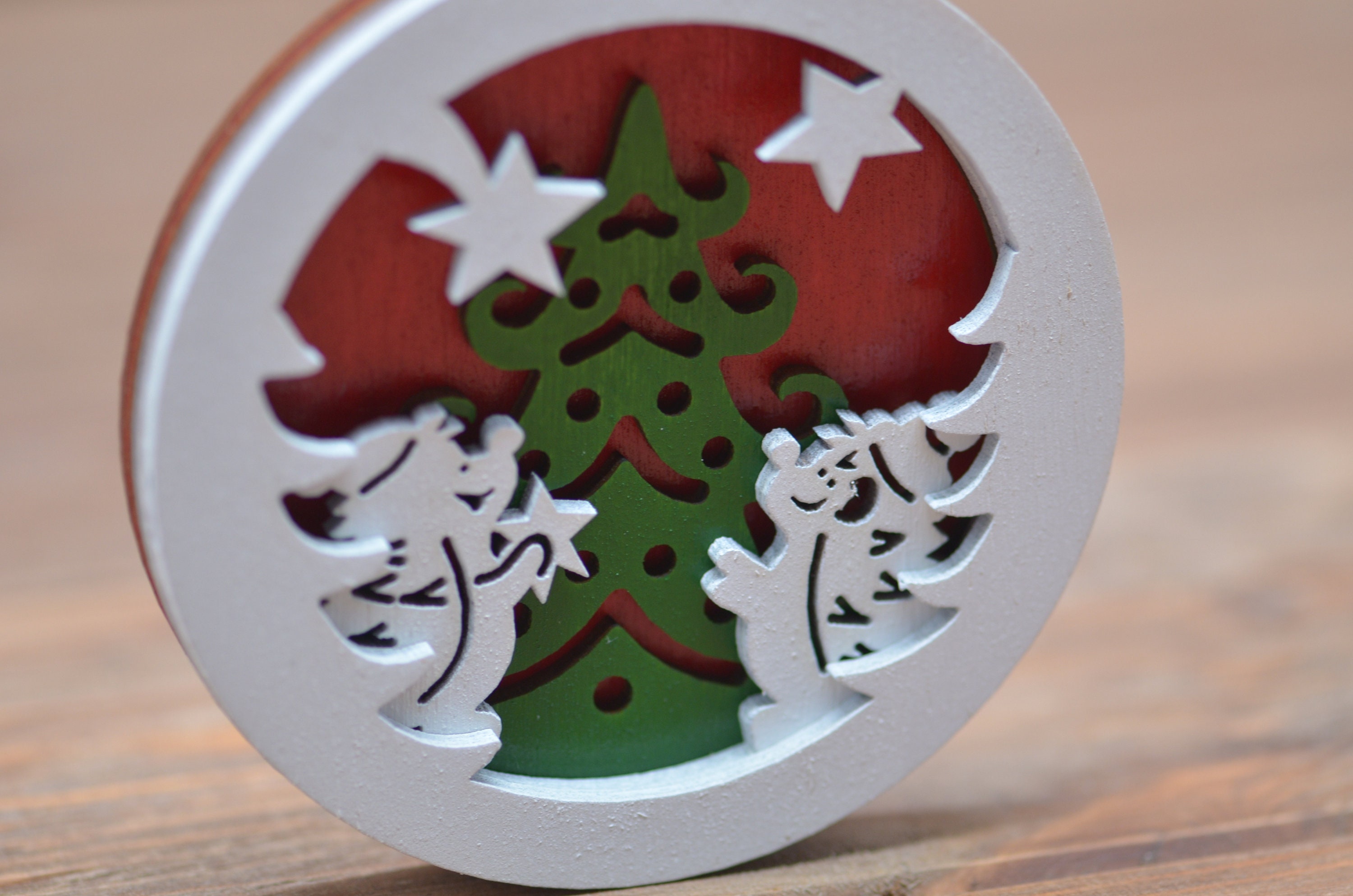 Christmas Tree Multi Layer Glowforge Cut Files Christmas - Etsy