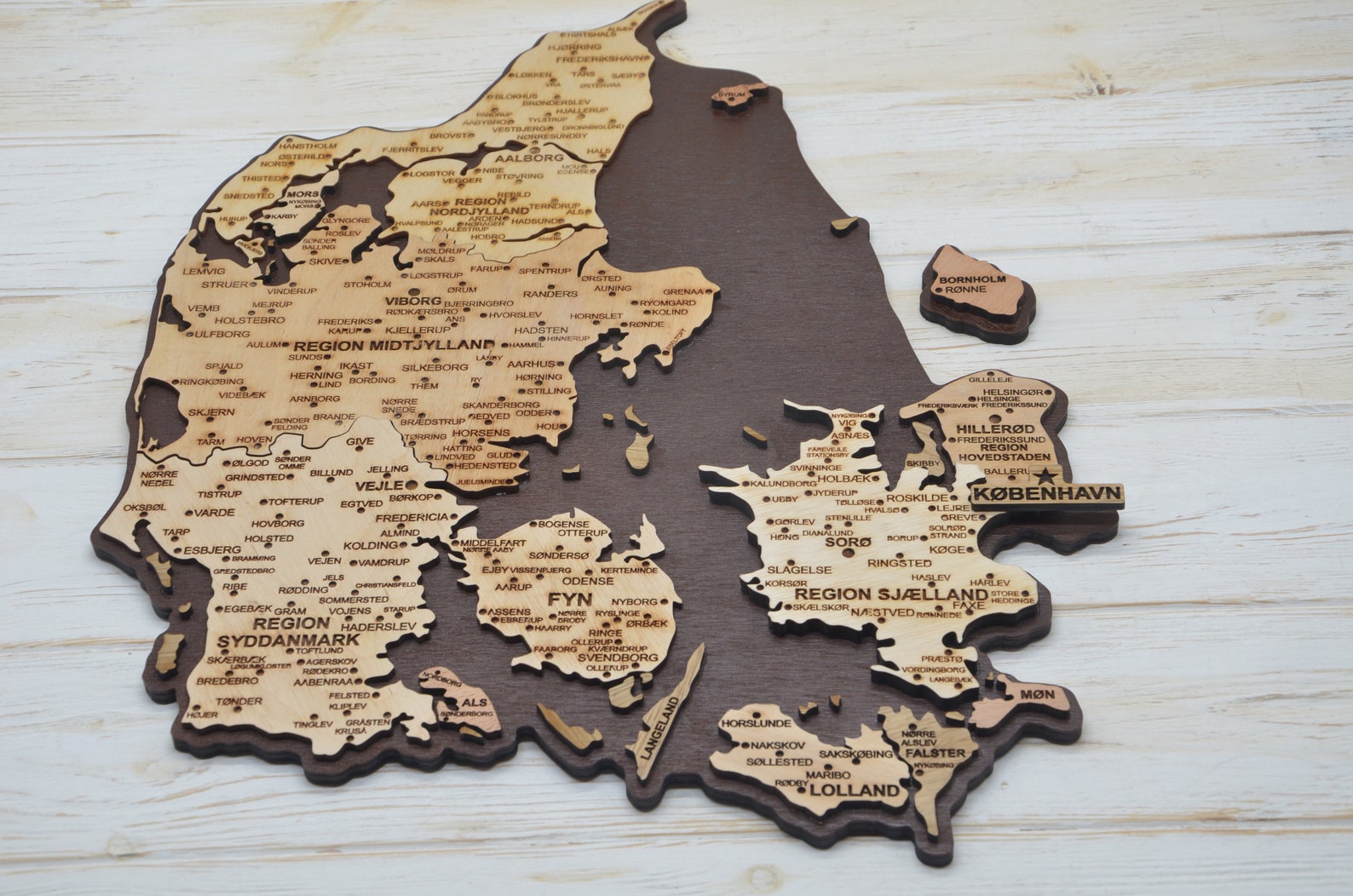 Denmark Map Laser Cut Svg File Digital Download, Danmark Cdr Pdf ...