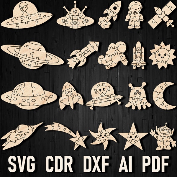 Laser Cut Space Svg - Etsy