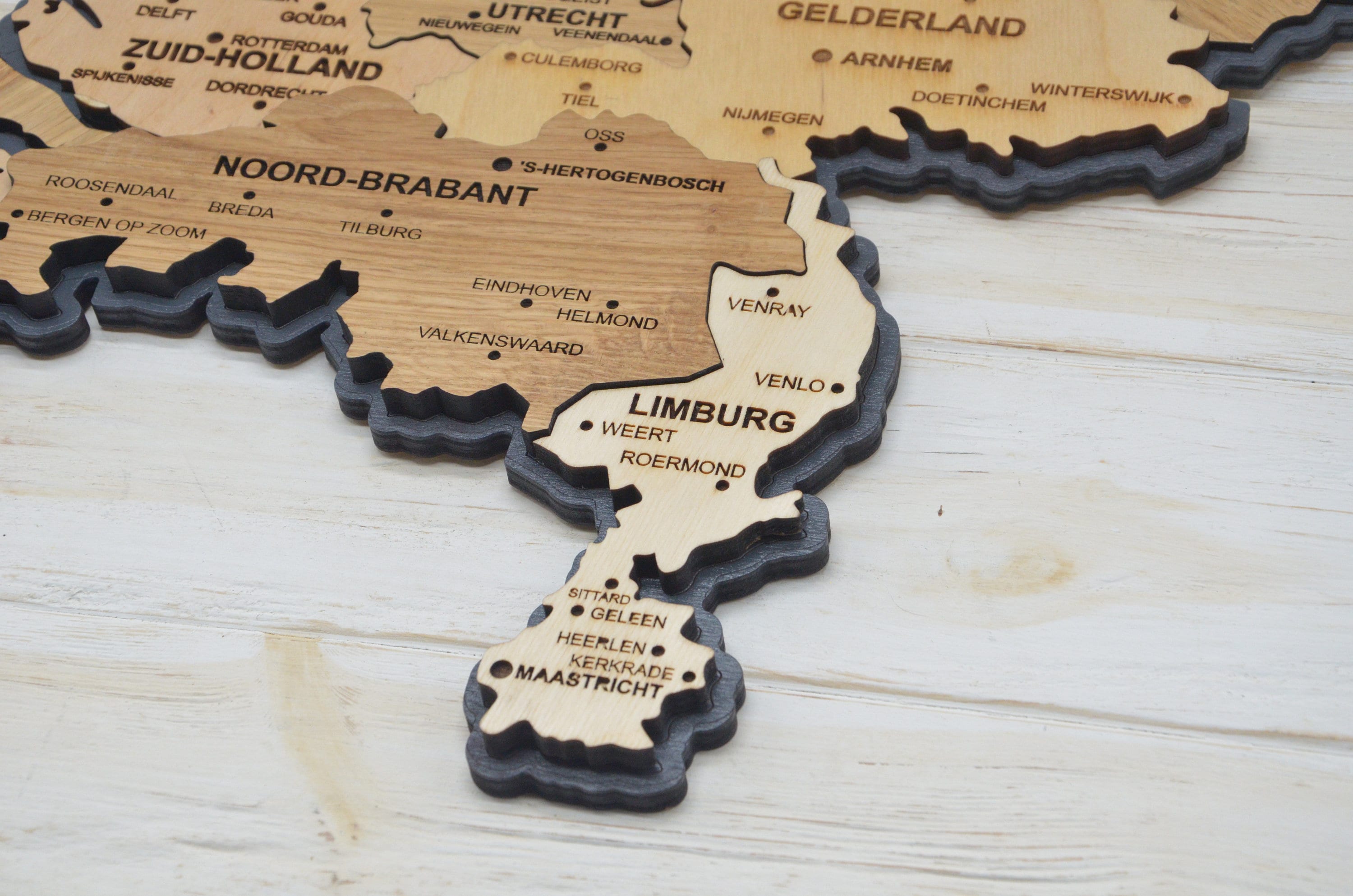 Netherlands Map Digital File for Laser Cutting, Nederland Puzzle Map ...
