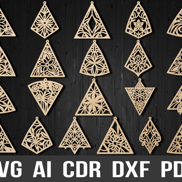 Laser Cut Necklace - Etsy