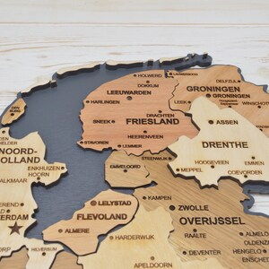 Netherlands Map Digital File for Laser Cutting, Nederland Puzzle Map ...