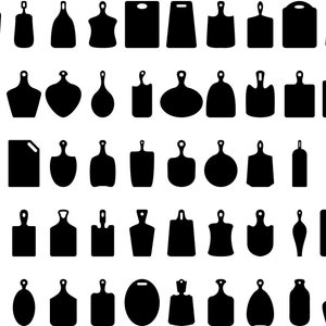 Svg Cutting Boards With Handle Silhouettes, Boards for Serving Dishes ...