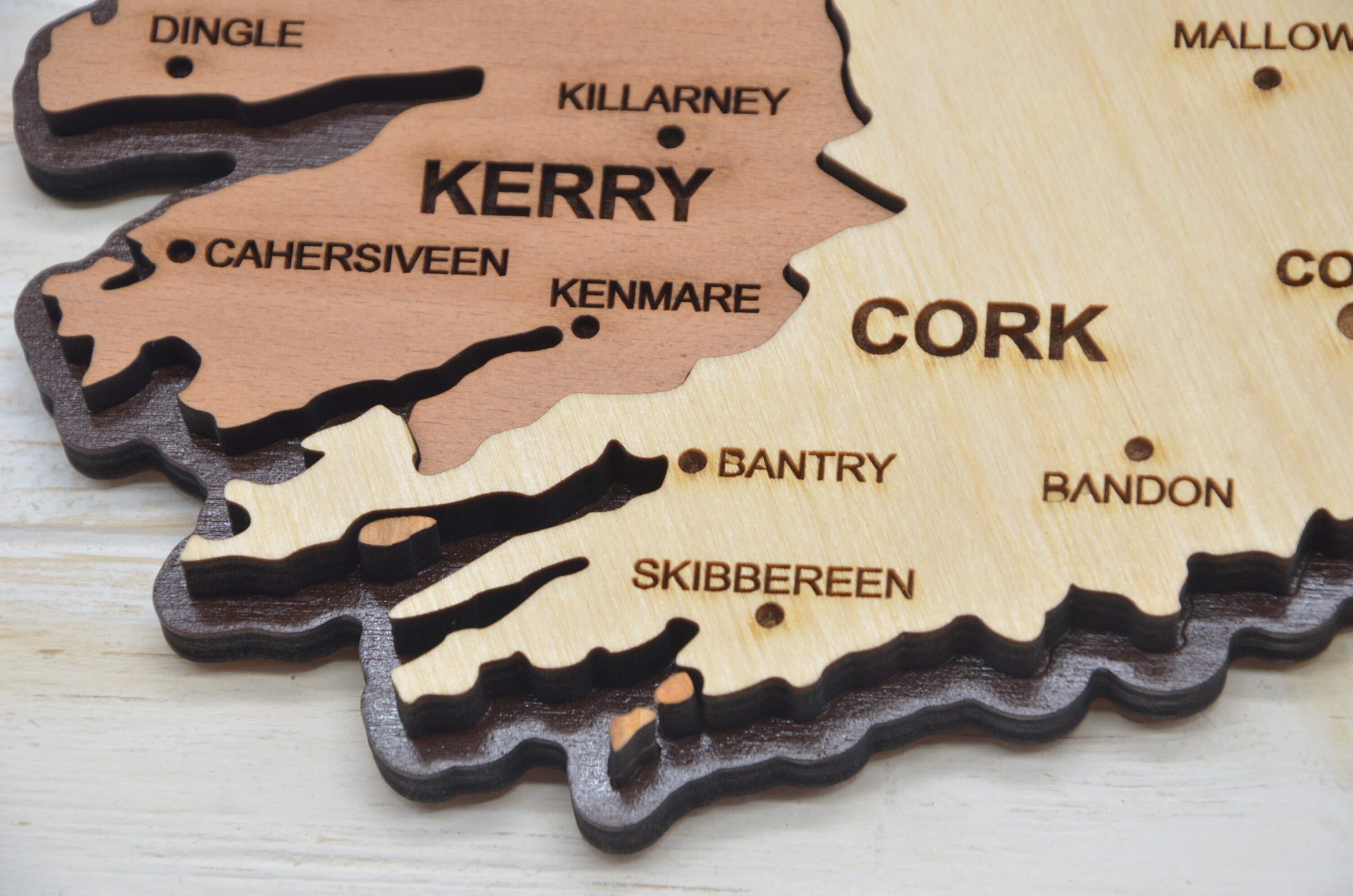 Ireland Map Laser Cut Svg File Digital Download, Republic of Ireland ...