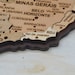 Brazil Map Svg File for Laser Cutting and Engraving, Brazil Puzzle Map ...