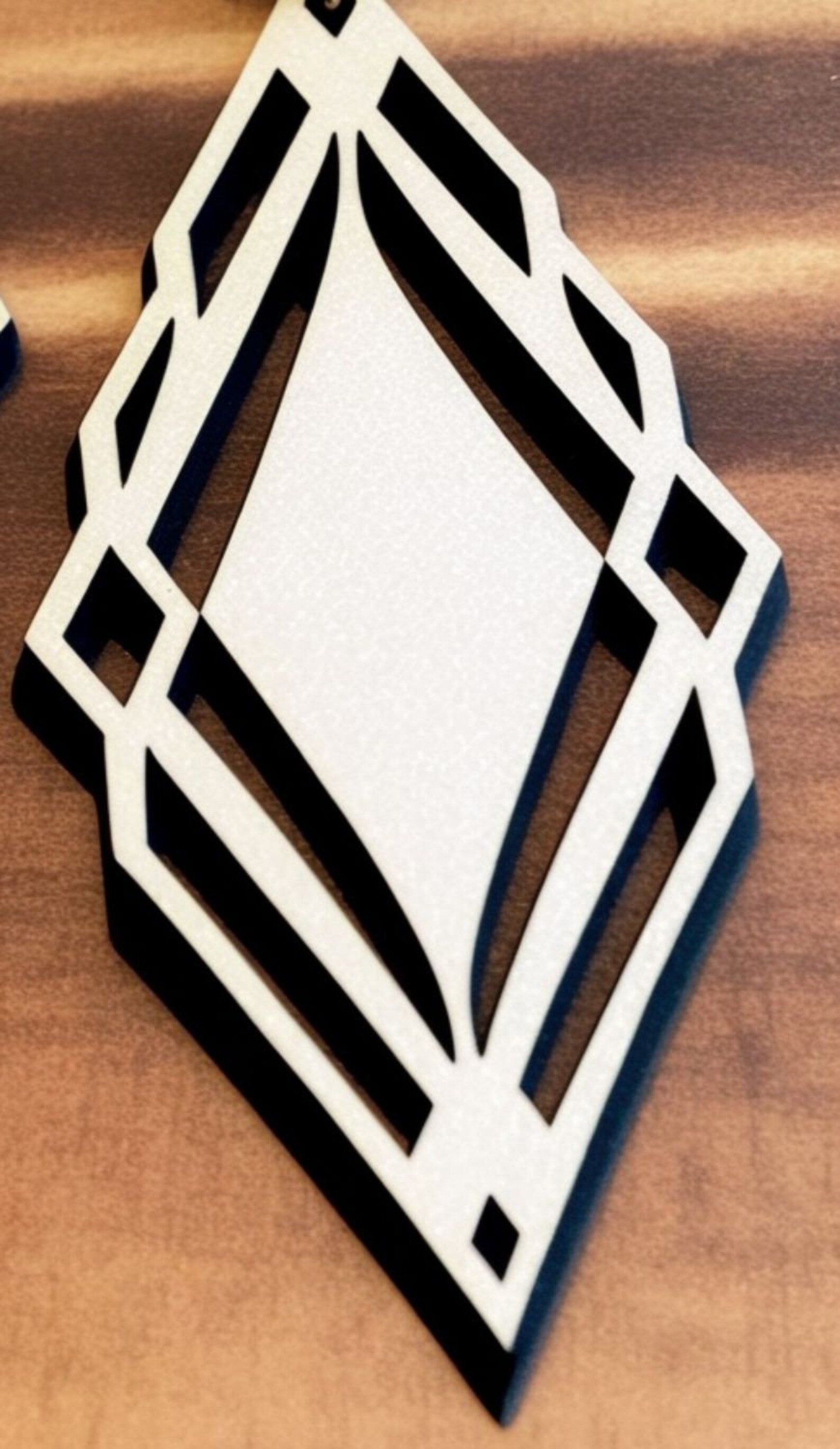 Rhombus Earrings Svg Laser Cut Digital Download Files for Laser Cutting ...