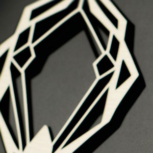 Rhombus Earrings Svg Laser Cut Digital Download Files for Laser Cutting ...