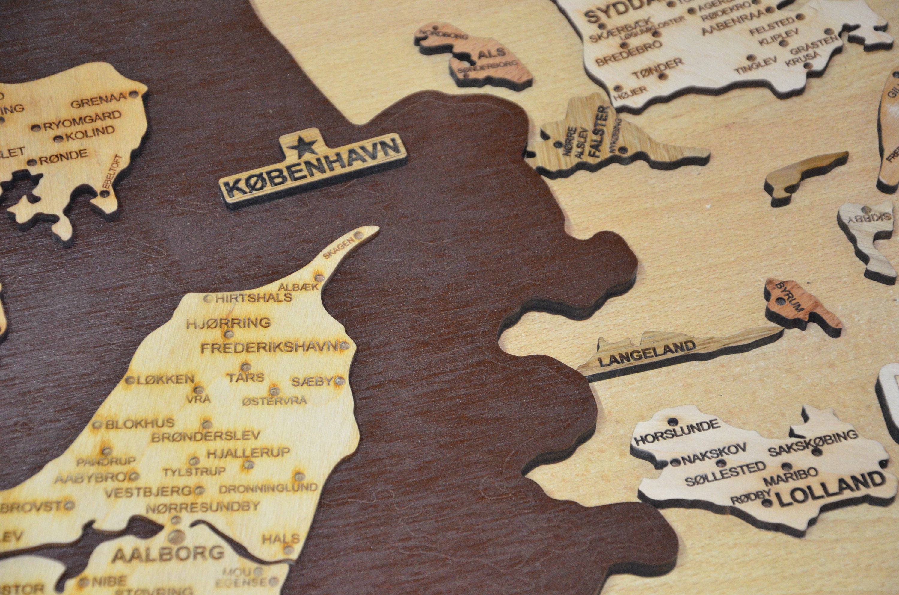 Denmark Map Laser Cut Svg File Digital Download, Danmark Cdr Pdf ...