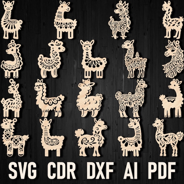 Lama Svg - Etsy