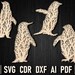 Svg Penguin Tree Panel Digital Laser Cut Files for Cricut and Glowforge ...