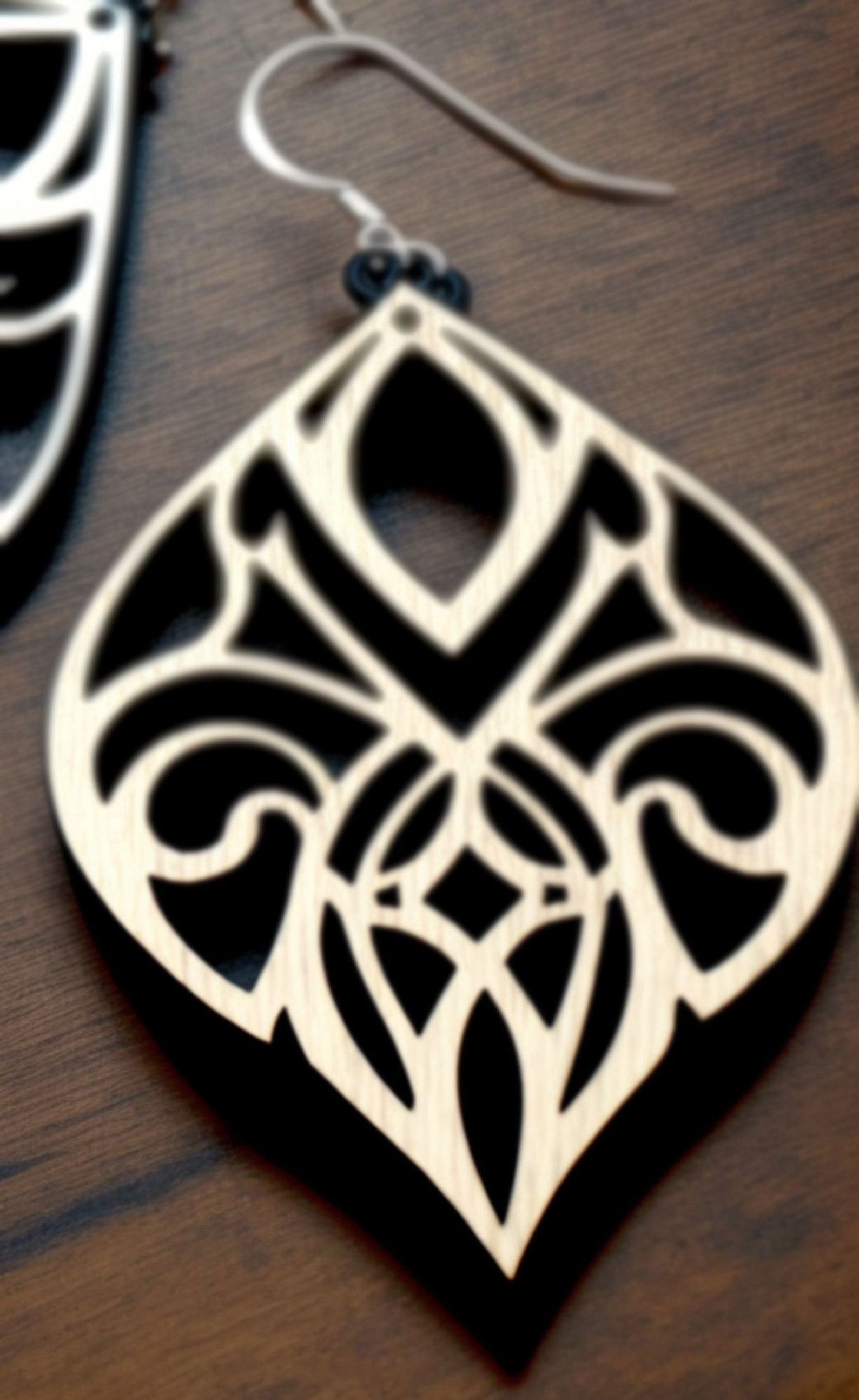 Svg Earrings Bundle (20 Designs), Faux Leather Earrings Svg, Glowforge ...