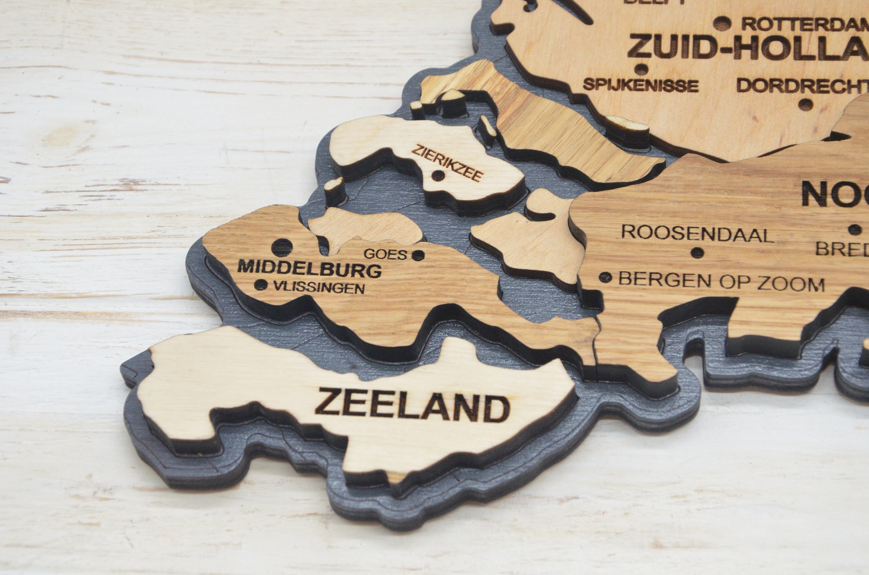 Netherlands Map Digital File for Laser Cutting, Nederland Puzzle Map ...