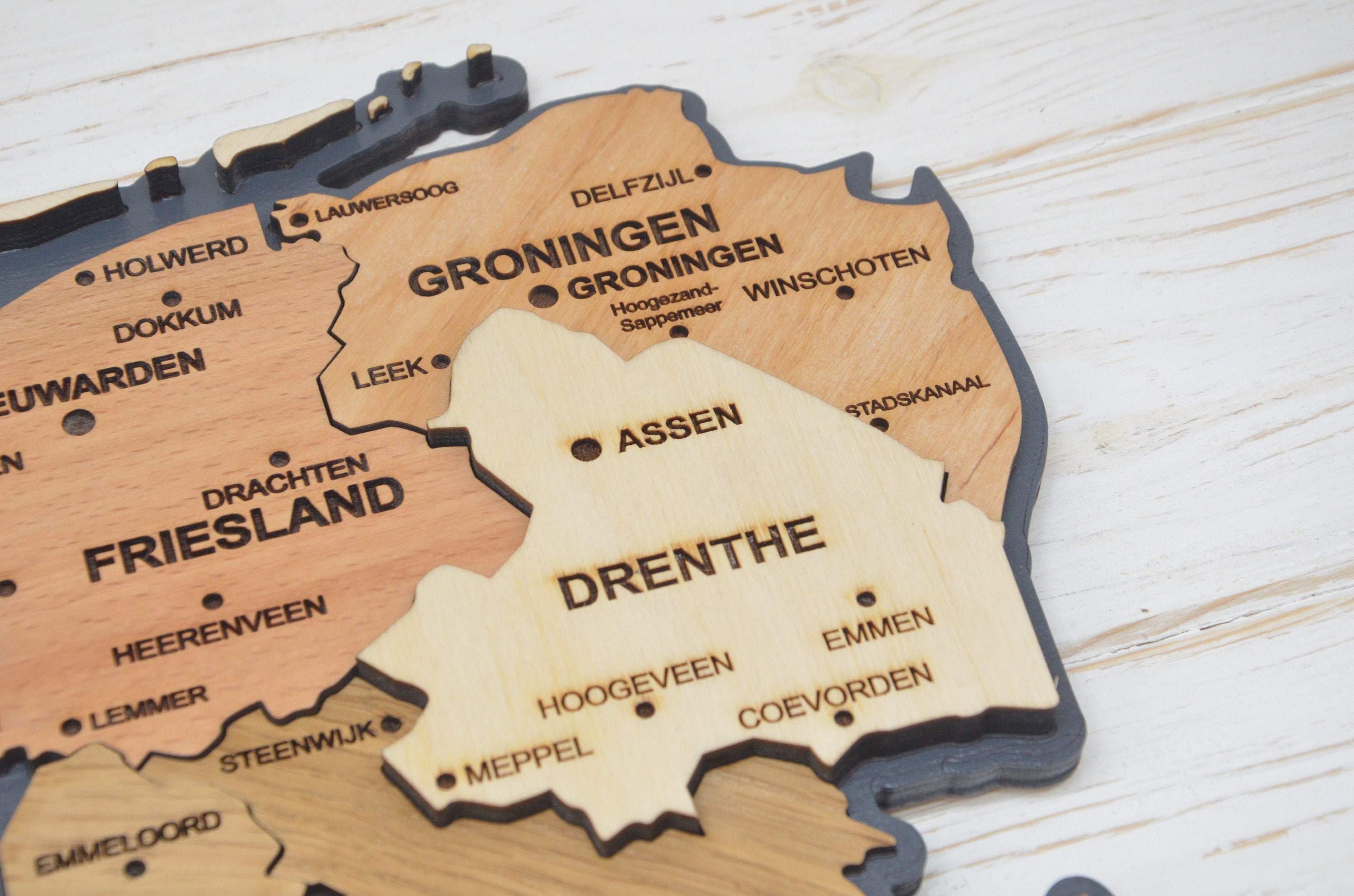 Netherlands Map Digital File for Laser Cutting, Nederland Puzzle Map ...