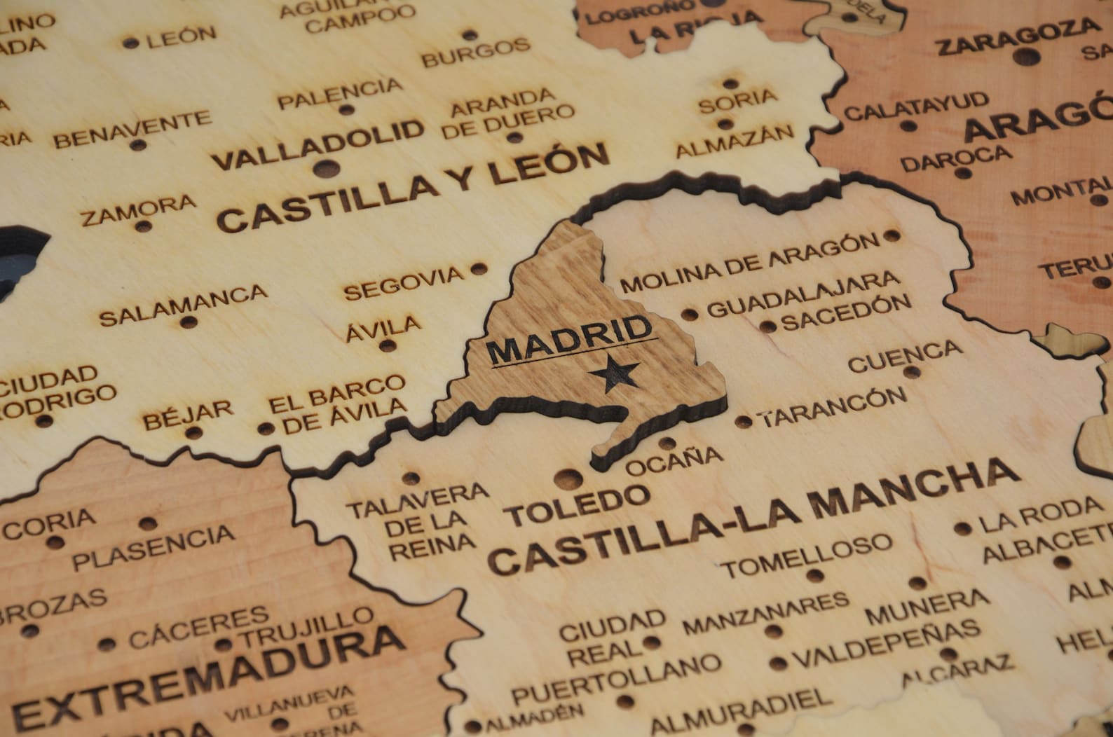 Spain map vector laser cutting file Spain map puzzle | Etsy