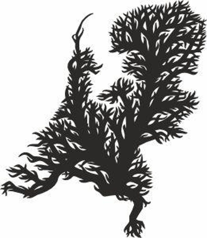 Tree Style Netherlands Map File for Laser Cutting, Nederland Map Dxf ...
