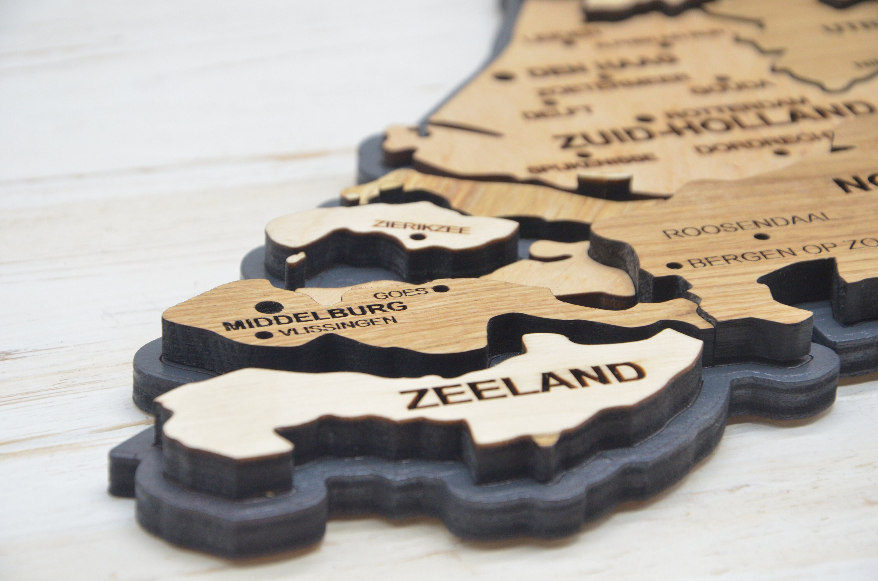Netherlands Map Digital File for Laser Cutting, Nederland Puzzle Map ...
