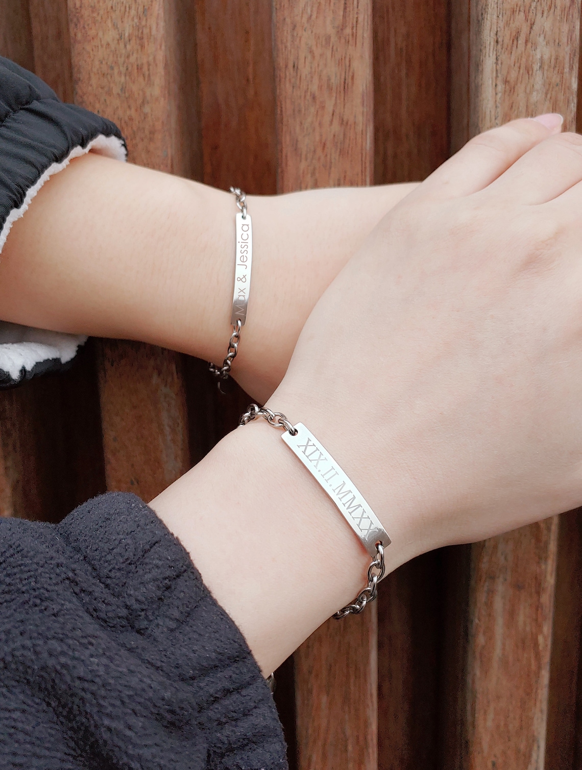 Personalized Mens Bracelet Mens Custom Bracelet Boyfriend | Etsy