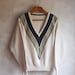 Vintage Sweaters Mens Retro Preppy Sweden Cotton M - Etsy
