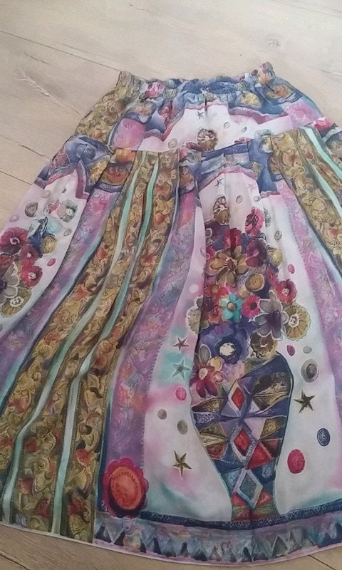 Vintage LOTZ Skirt-old Time Woman Skirt-summer Vintage - Etsy