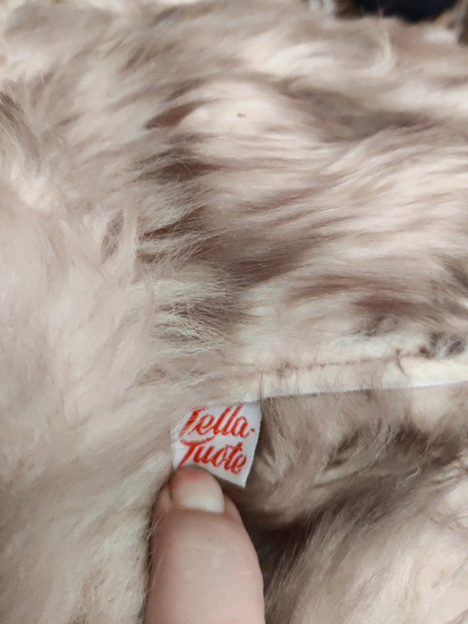 Vintage Sheepskin Hat "tella Tuote" Winter/ Natural Sheepskin /very ...