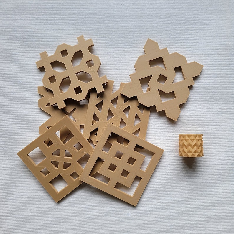 Coasters 3D Printed Wood Coasters Perfect Gift Made for - Etsy
