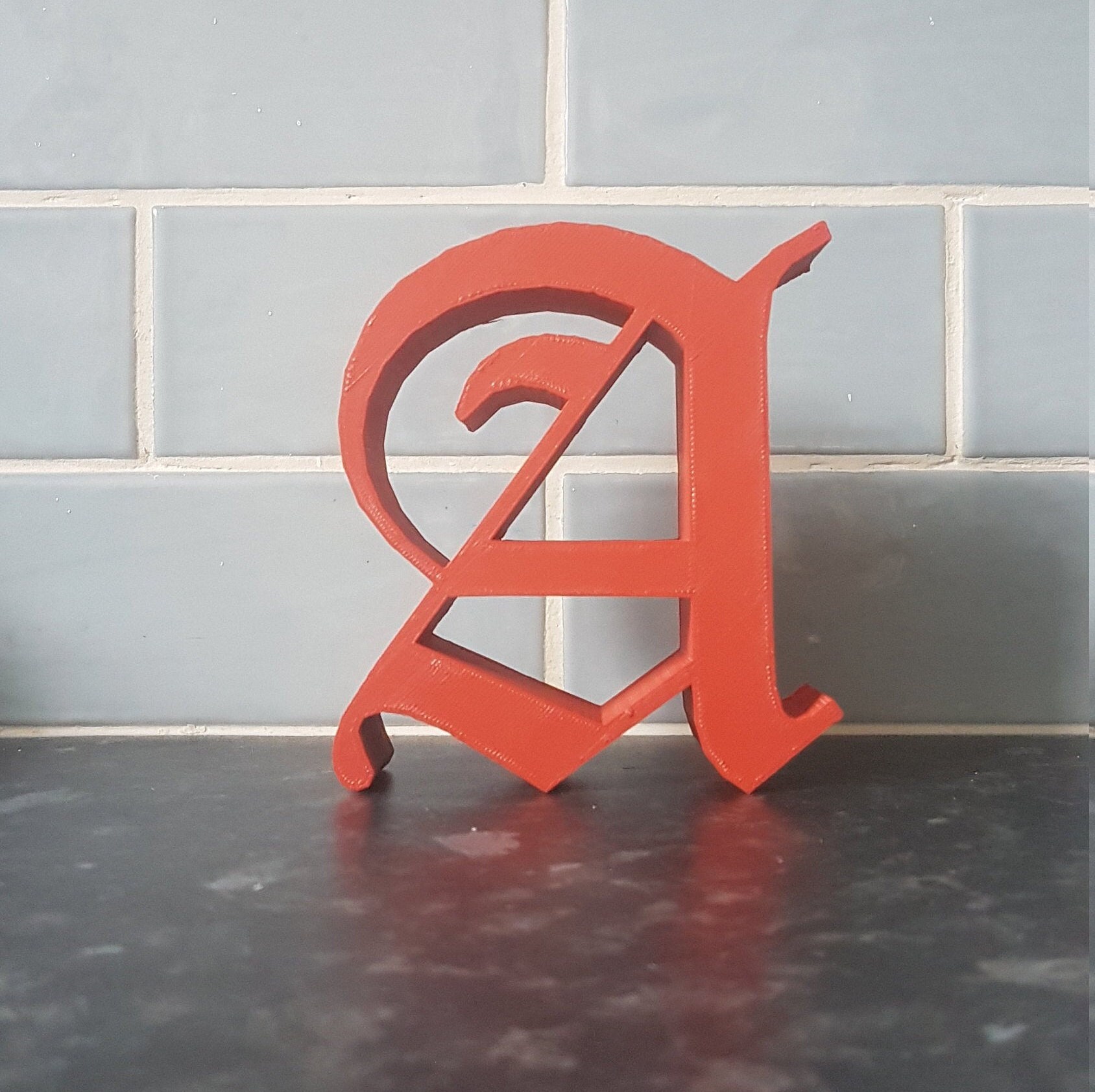 Custom Letters 3D Printed English Letters Writing Stylish - Etsy UK