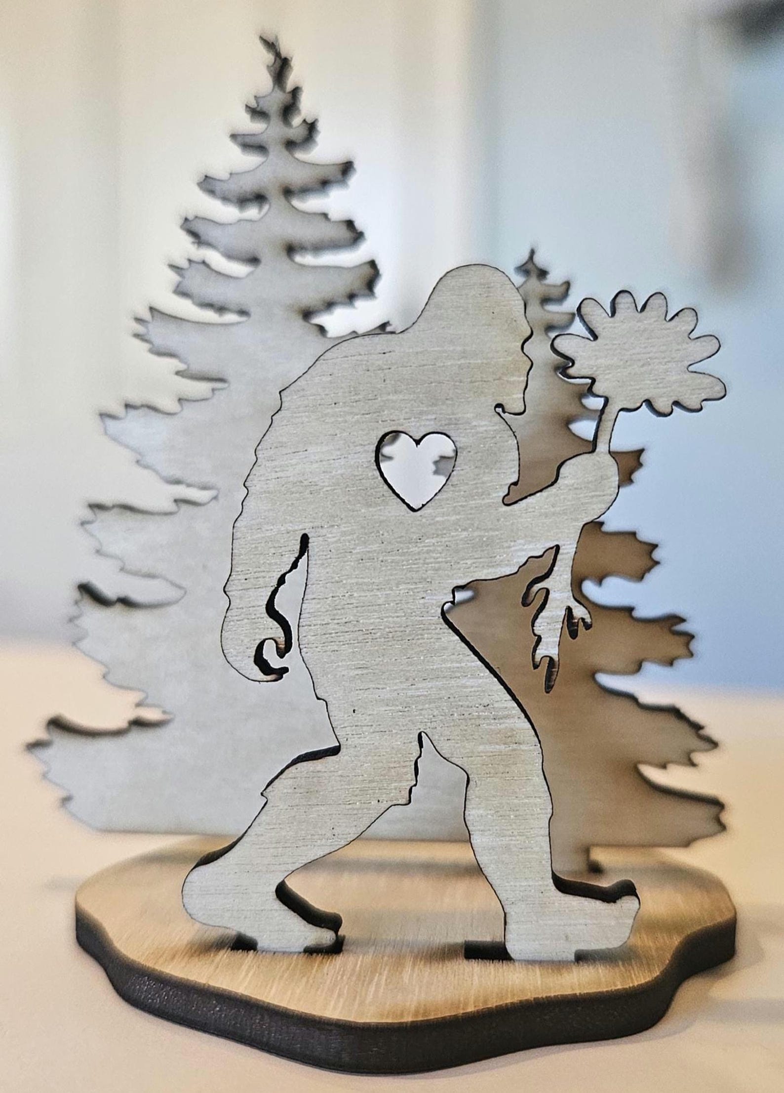 Bigfoot Decor / Desk Top / Decor / Sasquatch - Etsy