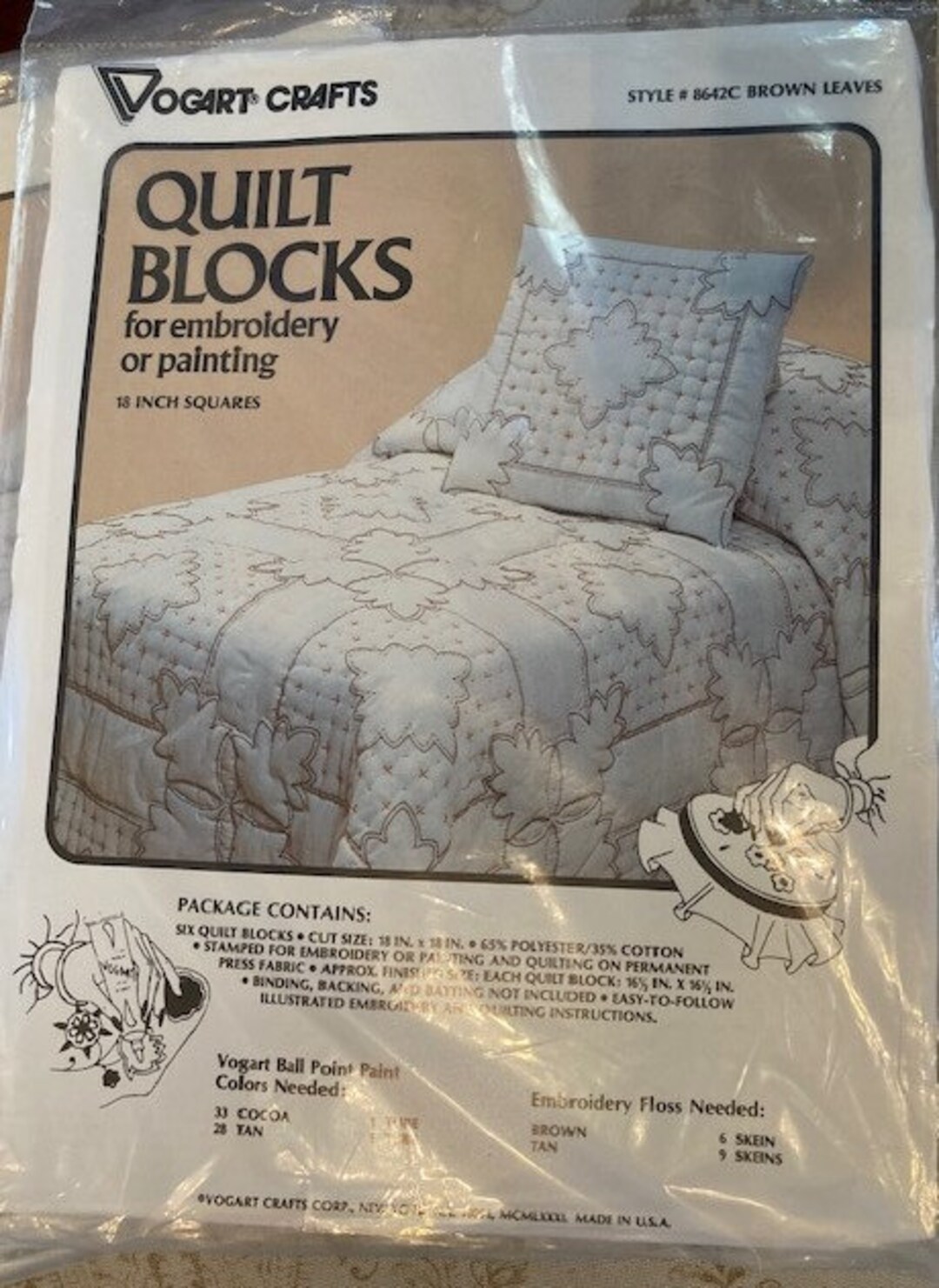 Sets 6 of Stamped Cross Stitch 18 X18 Quilt Blocks unstitched - Etsy