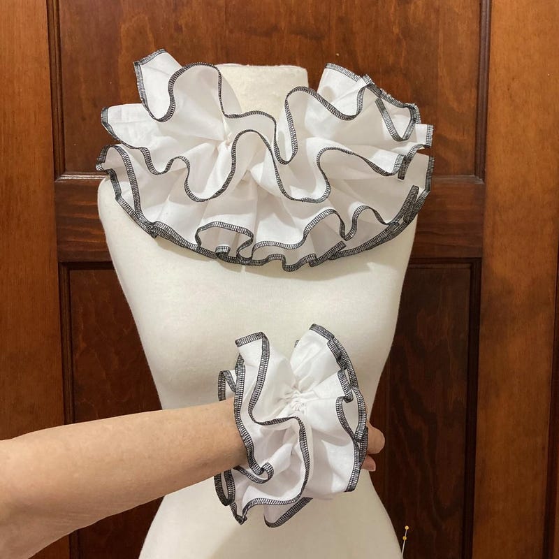 Silk Ruff Collar - Etsy