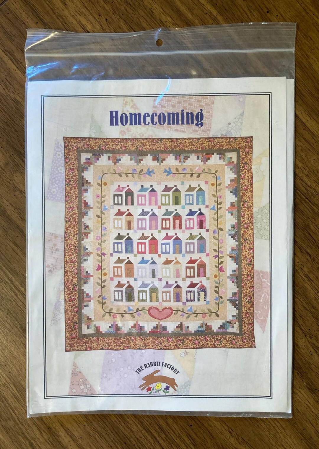 The Rabbit Factory Quilt Block Pattern - Homecoming - Etsy