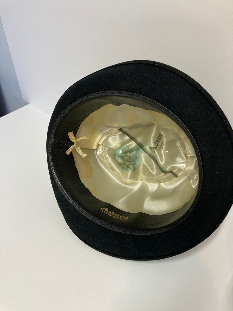 Adam 5th Avenue Black Fedora With Black Hat Band - Etsy