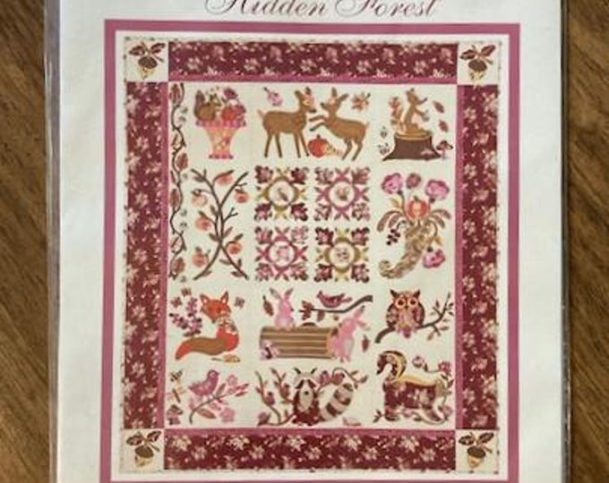 Hidden Forest Quilt Pattern and Instructions by Vera Mosquera - Etsy