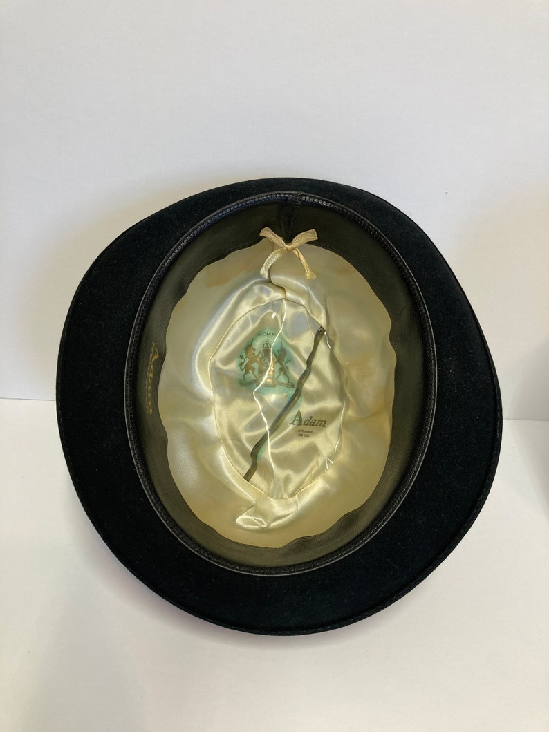 Adam 5th Avenue Black Fedora With Black Hat Band - Etsy