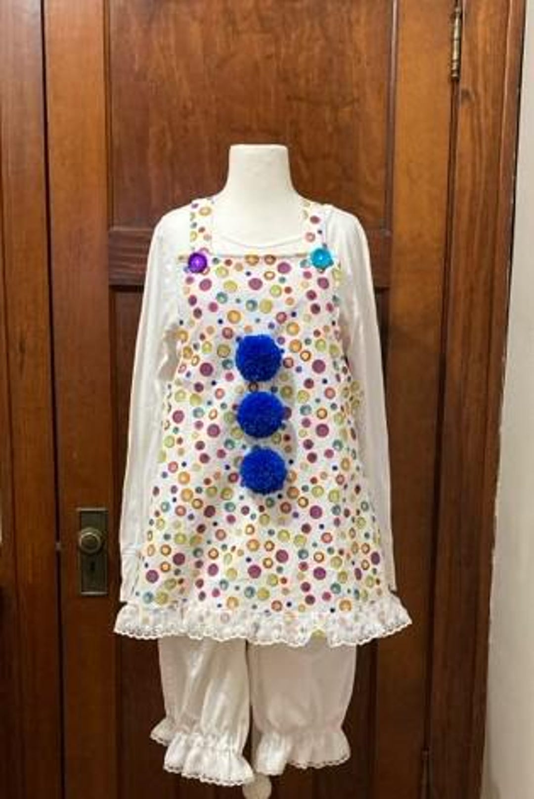 Clown Core Bib Dress and Bloomers - Etsy