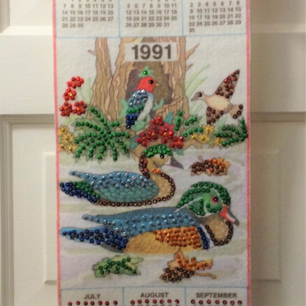 Sequin Calendar - Etsy