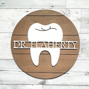 Dentist Sign/ Dentist Name Sign/ Dentist Gift/ Oral Surgeon Sign/ Oral ...