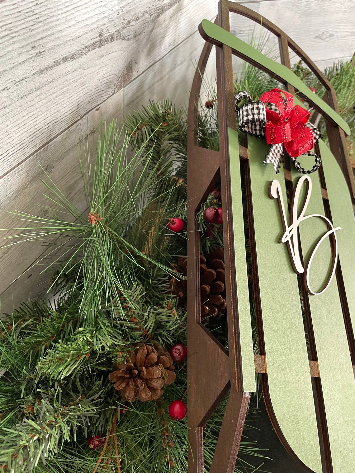 Decorative Sled/ Christmas Sled/ Farmhouse Sled/ Sled Decor/ - Etsy