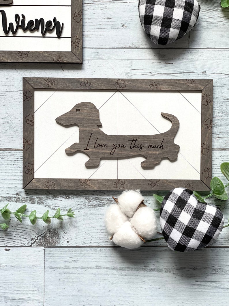 Dog Decor/ Pet Signs/ Dachshund Decor/ Dachshund Signs/ - Etsy