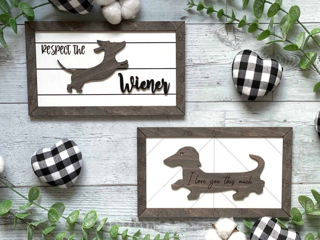 Dog Decor/ Pet Signs/ Dachshund Decor/ Dachshund Signs/ - Etsy