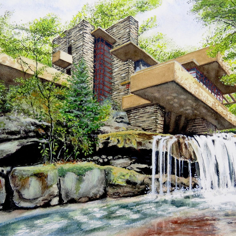 Fallingwater - Etsy