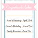 Important Dates Printable, Spring Pastel, Birthday Printable ...