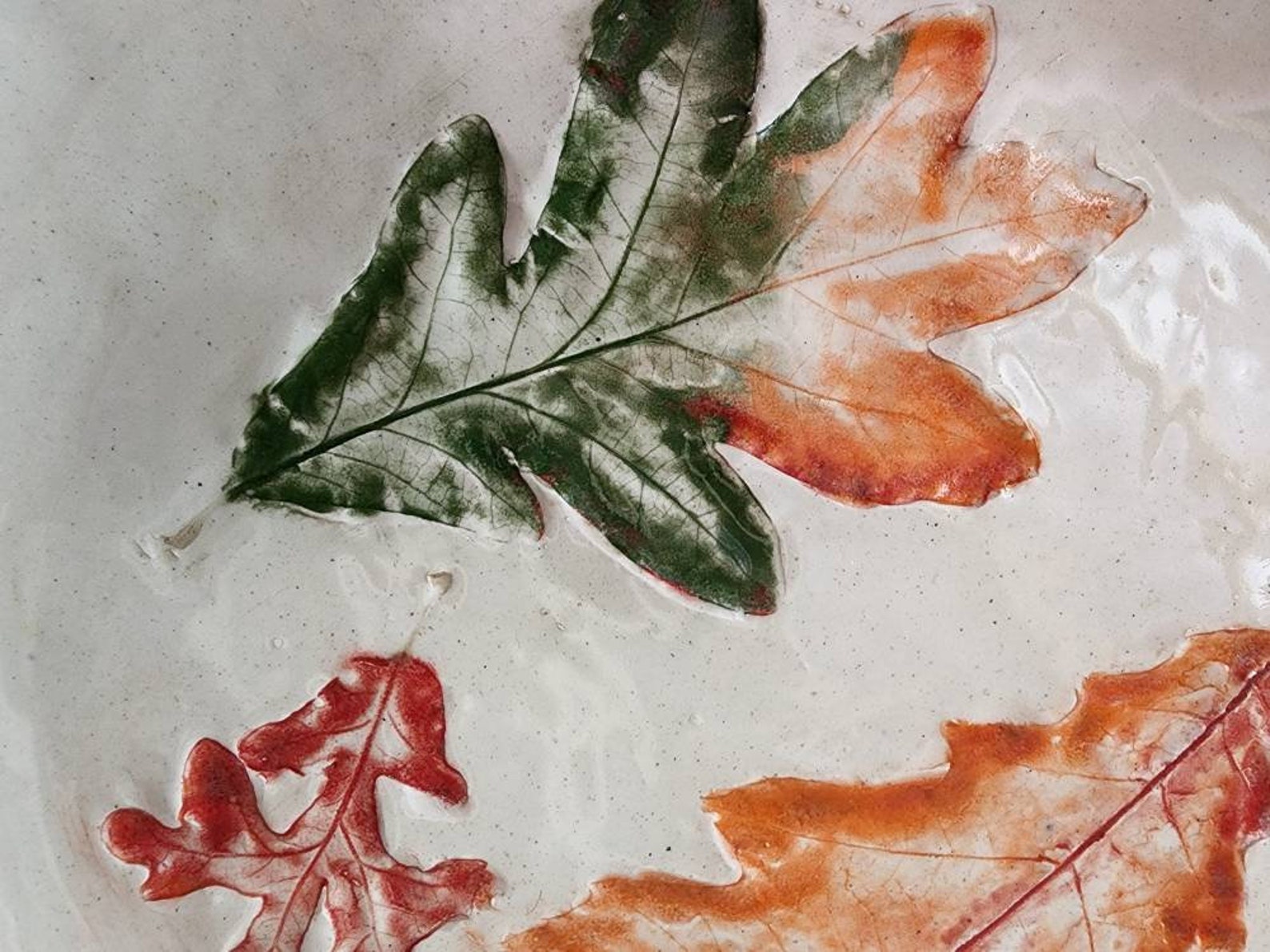 Autumn Leaf Dinner Plates - Etsy