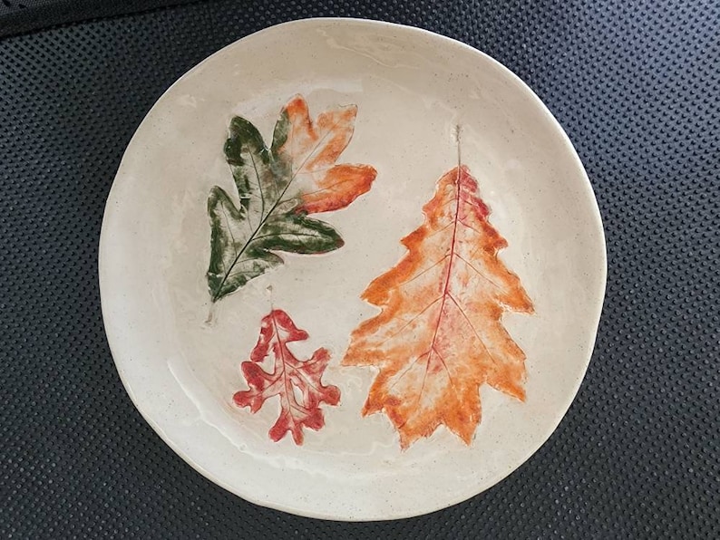 Autumn Leaf Dinner Plates - Etsy