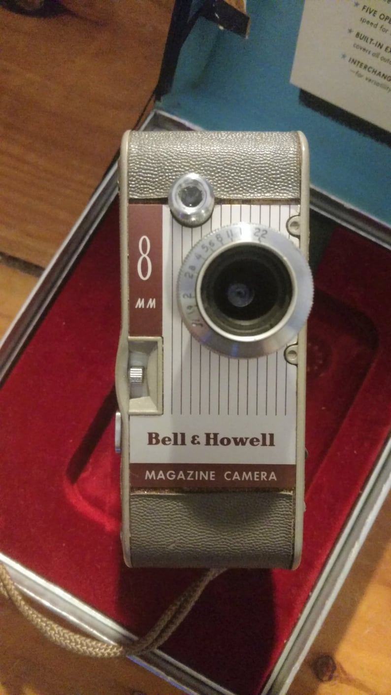 Bell and Howell 172 8mm Magazine Movie Camera - Etsy