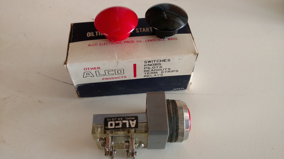 ALCO SWL N.O.-N.C. 6A 230VAC Oiltight Motor Start Switch Red/black - Etsy